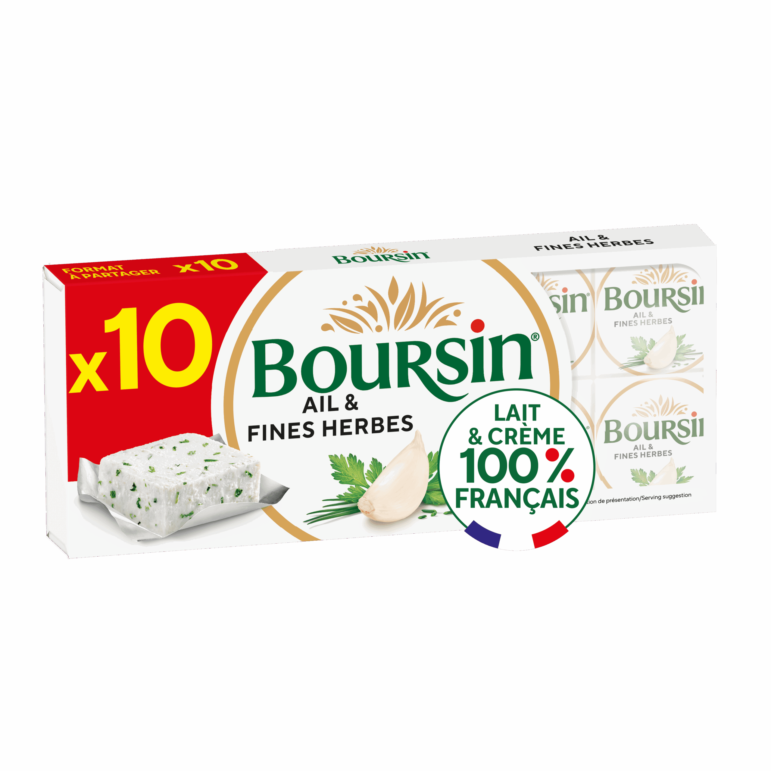 Boursin® Ail & Fines Herbes Portions - Ribambel